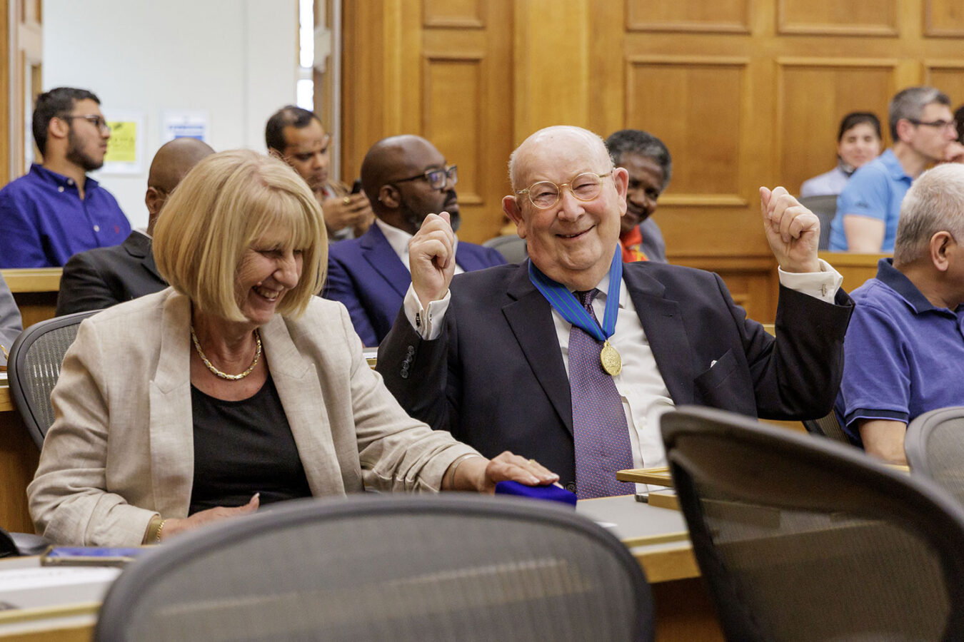 Malcolm Ozin OBE honoured with Lifetime Achievement Award at Barnet ...